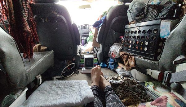 Living in a Mini Van… in COLD! – FranLaff.com