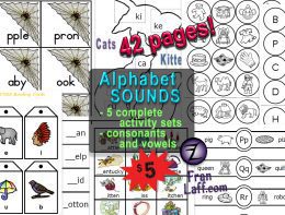 Alphabet SOUNDS: 5 activity sets! – FranLaff.com