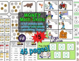 Money Skills: 6 math activity sets! – FranLaff.com