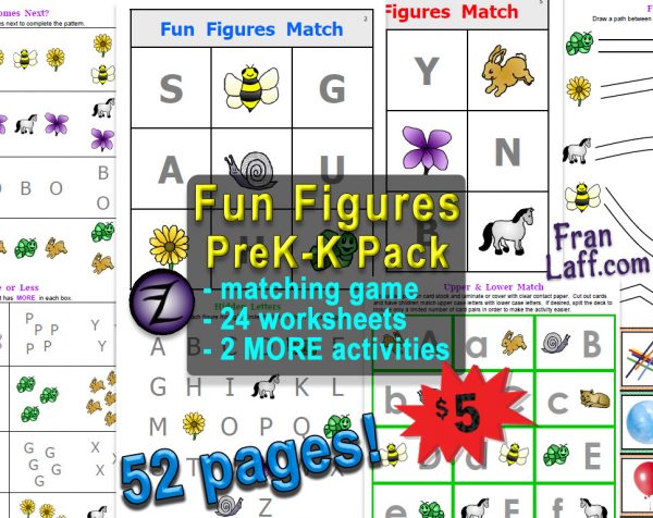 Fun Figures PreK-K Pack – FranLaff.com