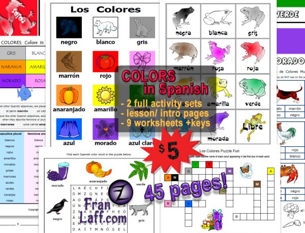 COLORS in Spanish – FranLaff.com