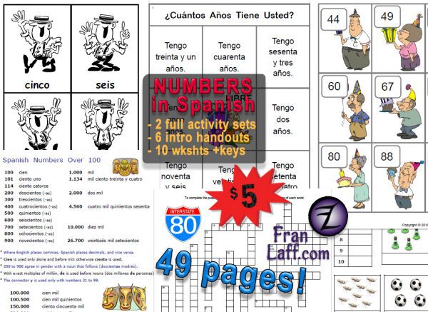 Numbers in SPANISH – FranLaff.com