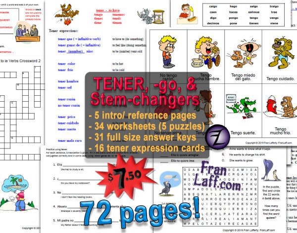 SPANISH Tener & Friends – FranLaff.com