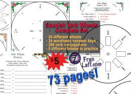 Spanish Verb Wheels Complete Set – FranLaff.com